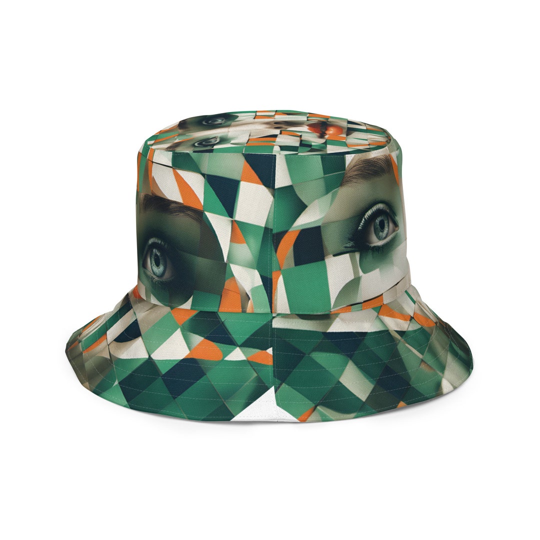 The Green Eyes Reversible Bucket Hat. - Etsy