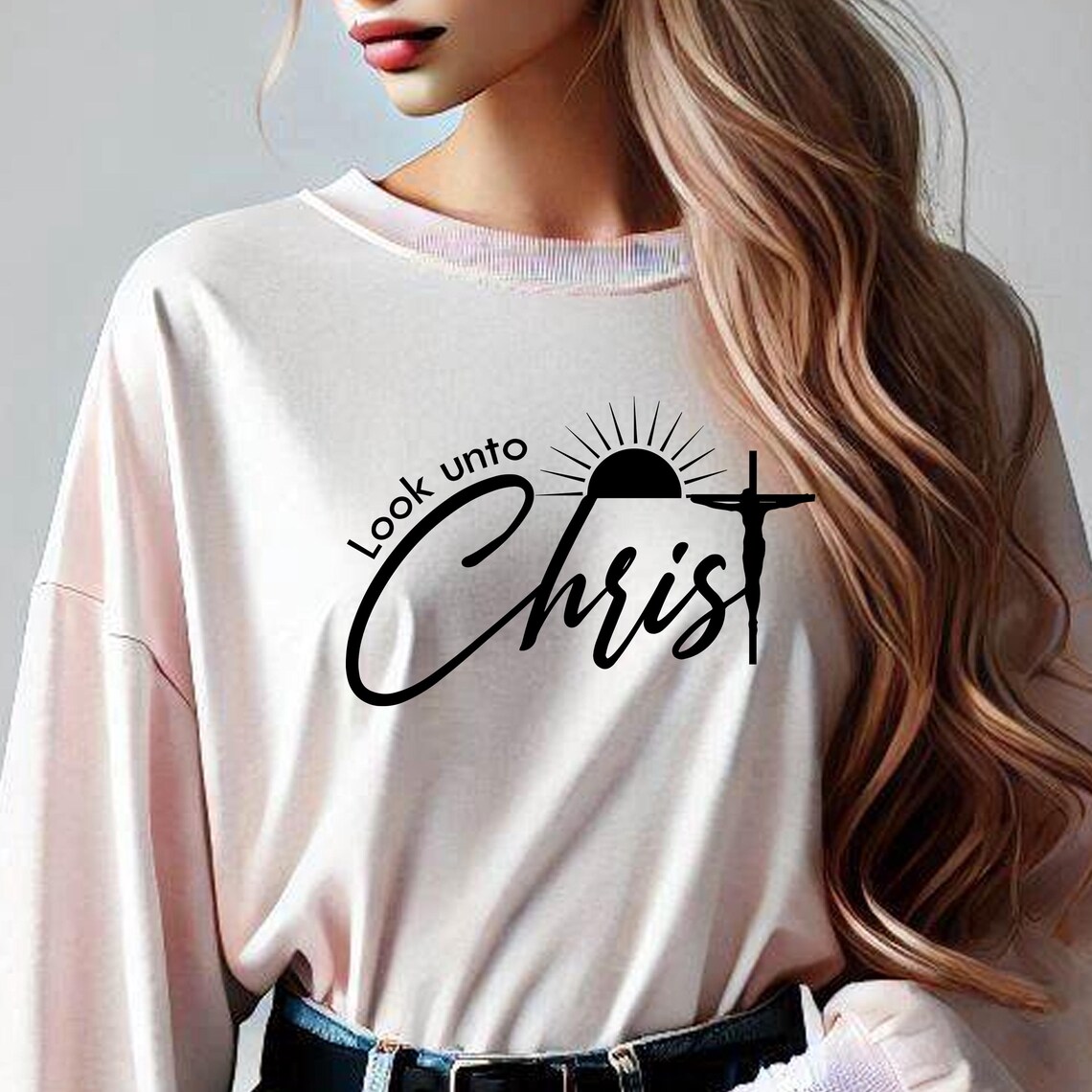 Look Unto Christ SVG: 2025 Youth Theme LDS Trek Digital Download - Etsy