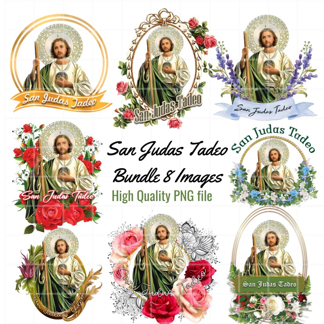 San Judas Tadeo PNG Bundle: Sublimation Designs (digital Download) - Etsy