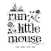 Run Little Mouse Shirt Design: Book Lover PNG SVG EPS (digital Download ...