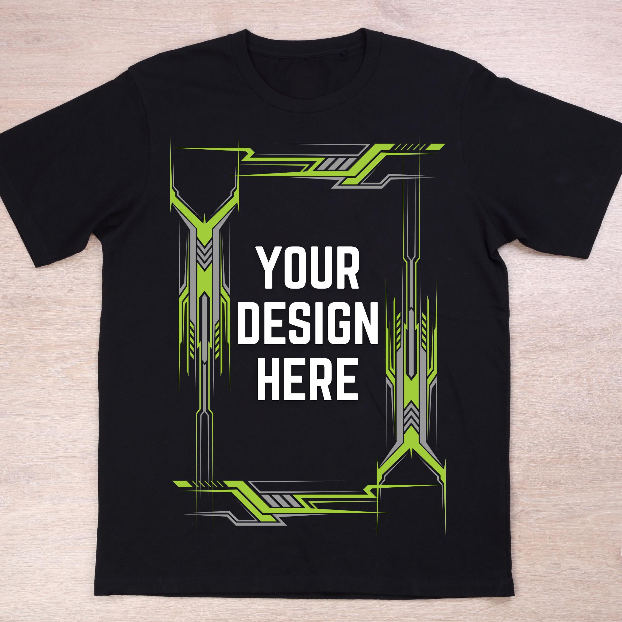 Green Racing Shirt Background SVG Bundle: Tech-style Jersey Panels ...