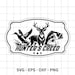 Hunter's Creed Wildlife Outline: Laser Engraved Leather Hat Patch SVG ...