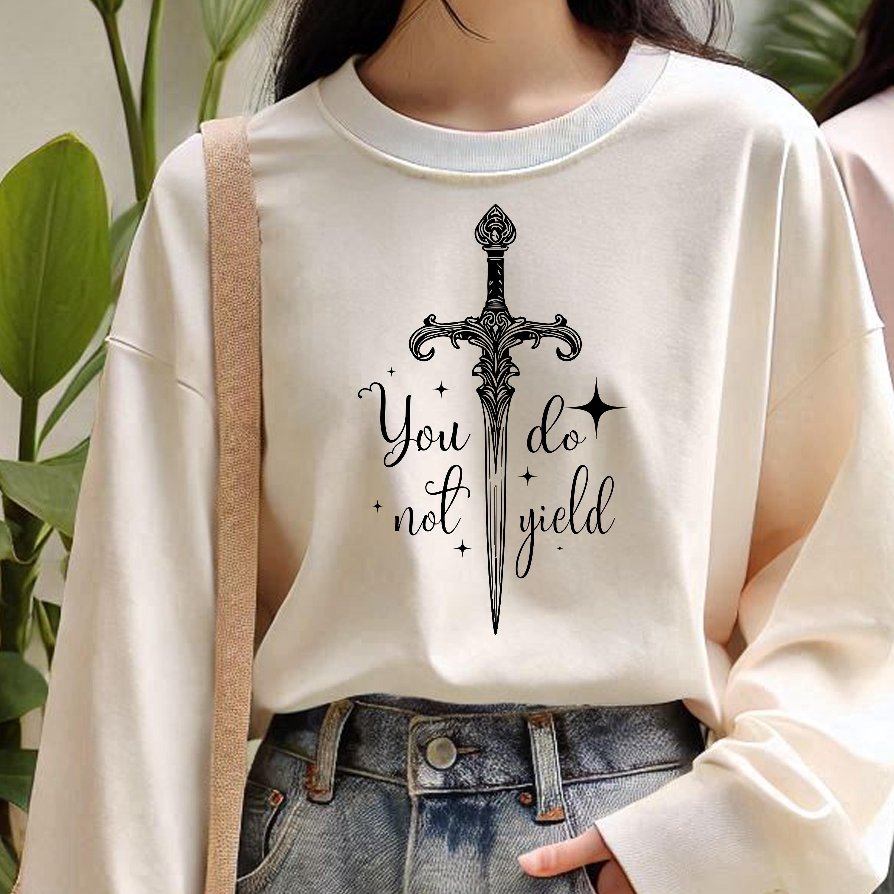You Do Not Yield Throne of Glass Sword PNG: (digital Download) - Etsy
