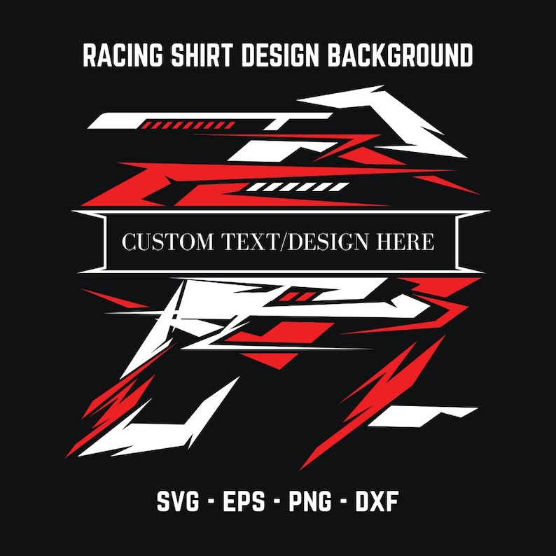 Racing Shirt Background Design, Vector Graphics (svg, Eps, Png, Dxf) - Etsy