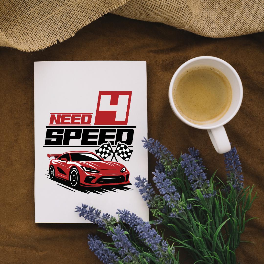 Need 4 Speed Birthday SVG: Racing Car 4th Birthday (digital Download ...
