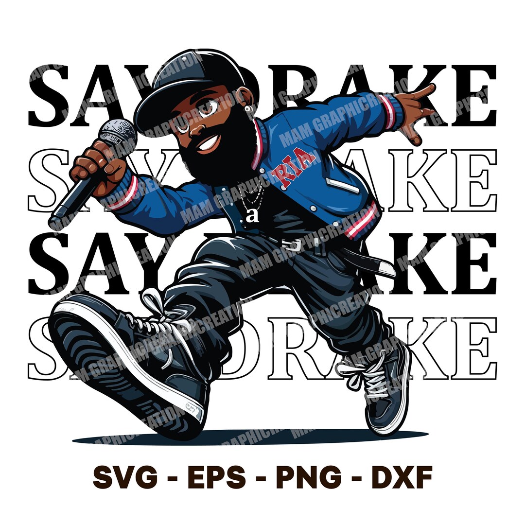 Kendrick Lamar Say Drake Vector SVG PNG EPS Dxf , Super Bowl Inspired ...