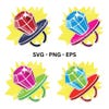 Candy Ring Pop SVG, Diamond Ring Outline Clipart, Candy Jewelry Vector ...