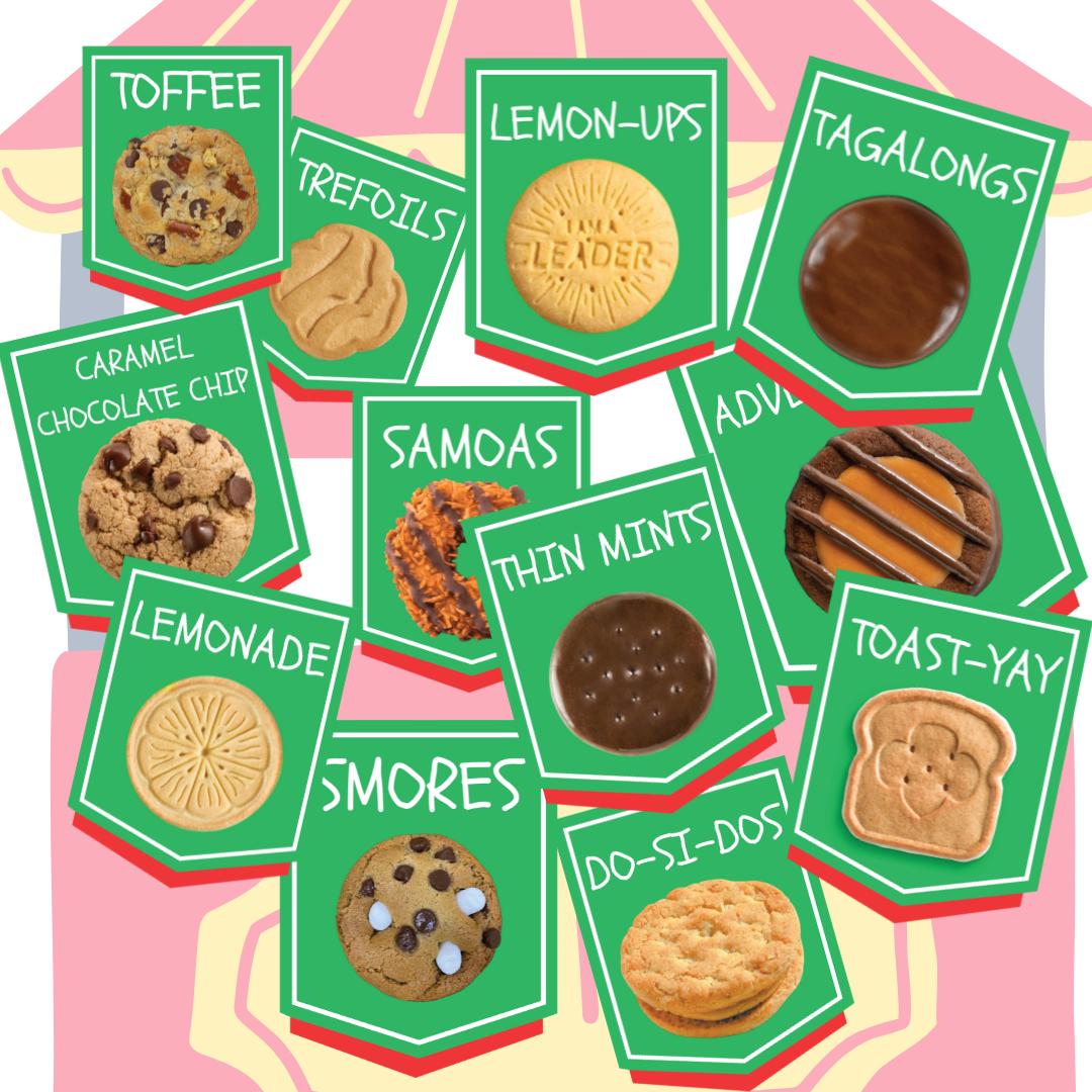 Girl Scout Cookie Bundle PNG , ABC Girl Scout Cookies , Girl Scout ...