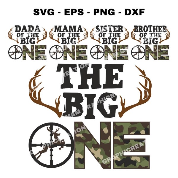 The Big One Svg - Etsy