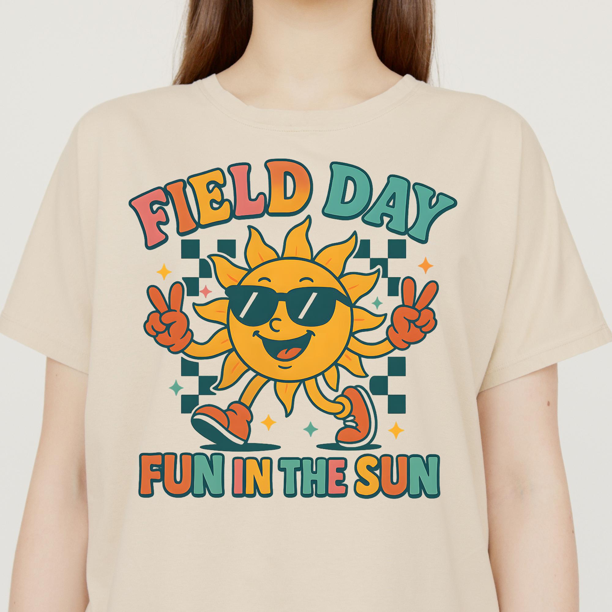 Field Day Fun in the Sun PNG, Field Day School, Retro School Game Day ...