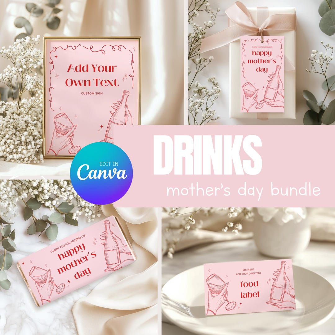 Mother's Day Brunch Bundle, Mother's Day Party Bundle, Happy Mother's ...
