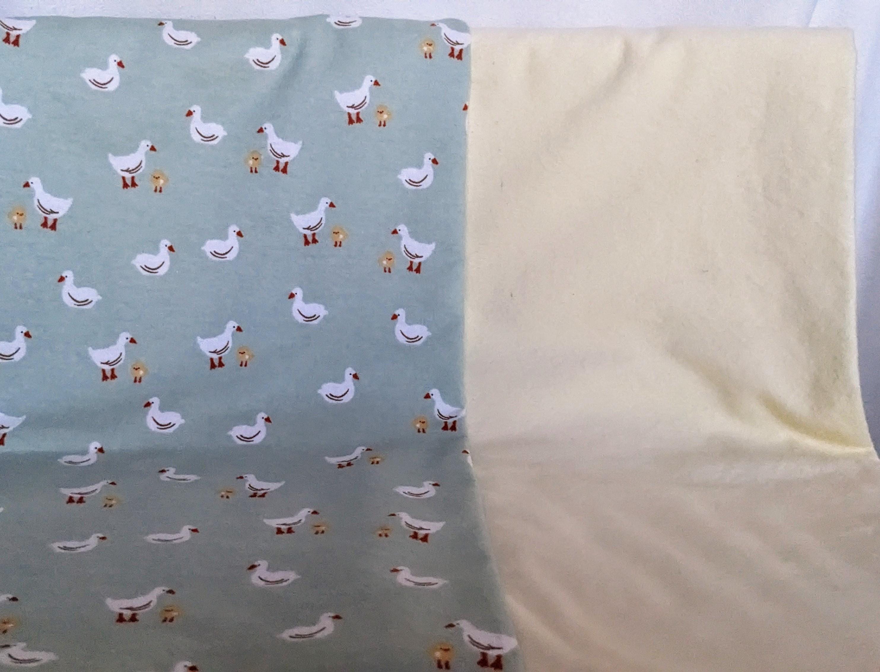 Ducks Cotton Flannel Receiving Blankets-set of 2 - Etsy