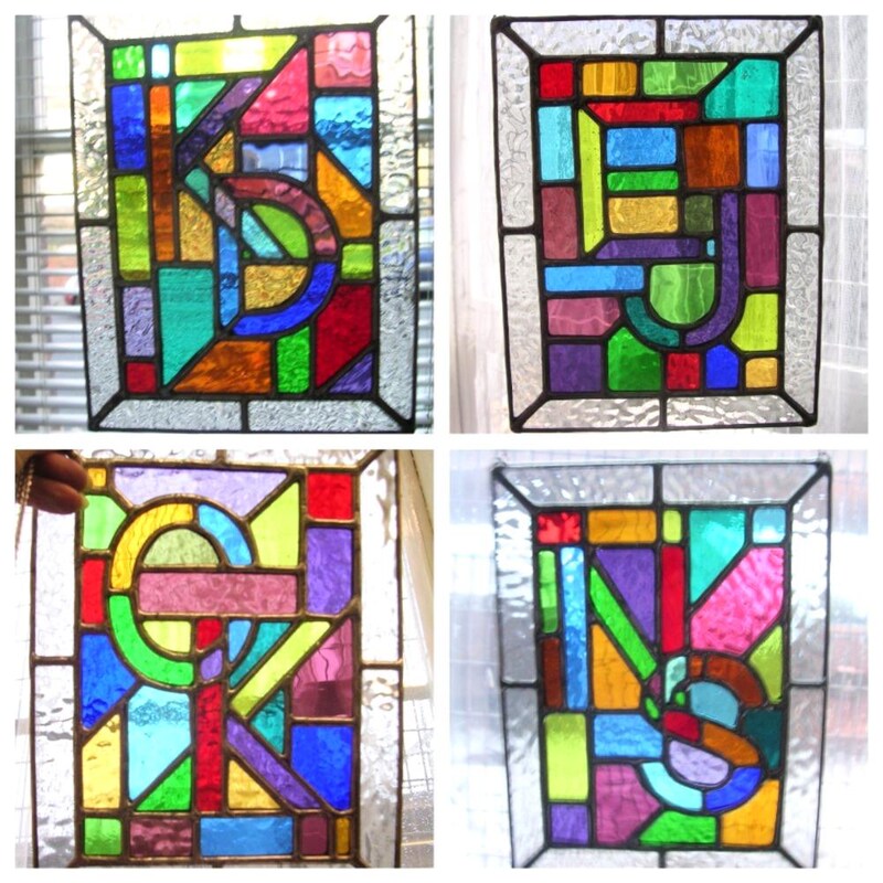 Stained Glass Letters - Etsy
