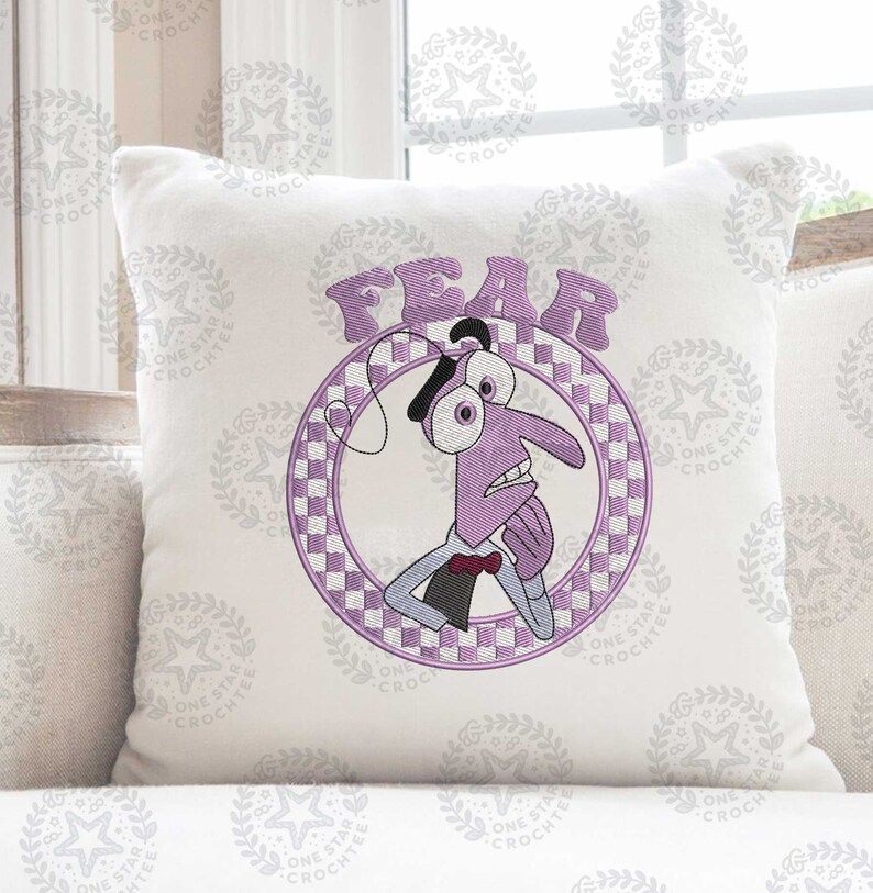 Cartoon Scared Emotion Embroidery Design, Embroidery Scared Emotion ...