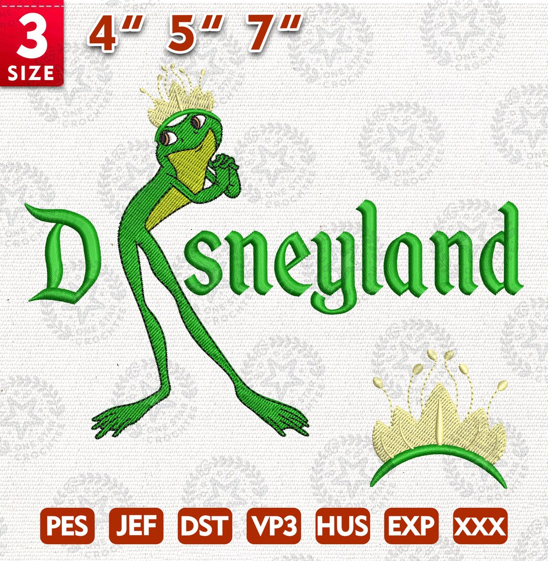 Cartoon Frog Queen and Prince Embroidery Machine Design, Cartoon Couple ...