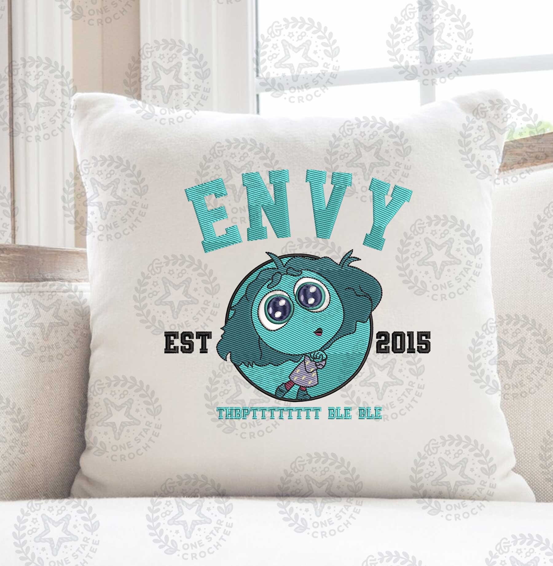 Cartoon Jealous Embroidery Design, Embroidery Jealous Design, Character ...