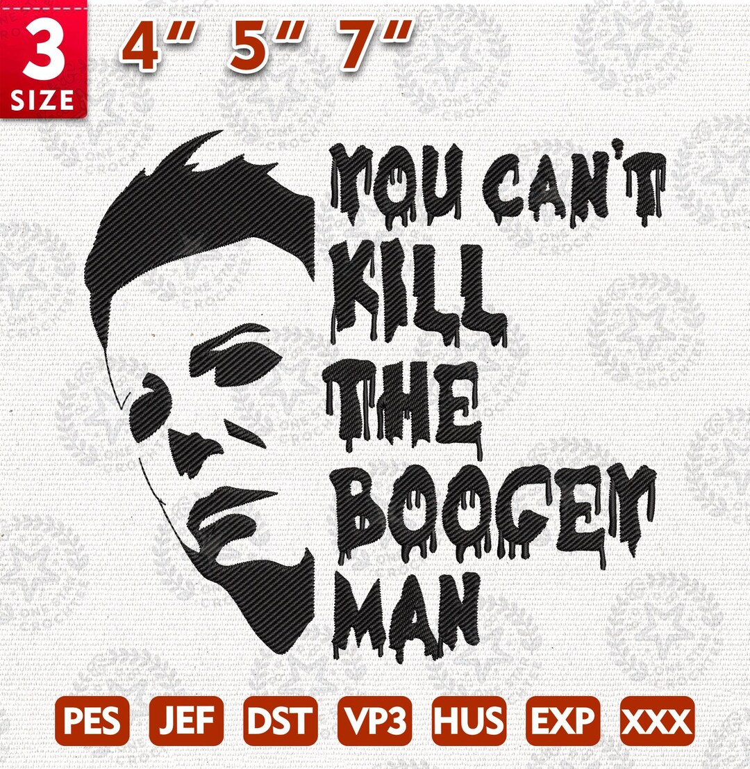 Halloween Embroidery Design, Halloween You Can't Kill Embroidery Design ...