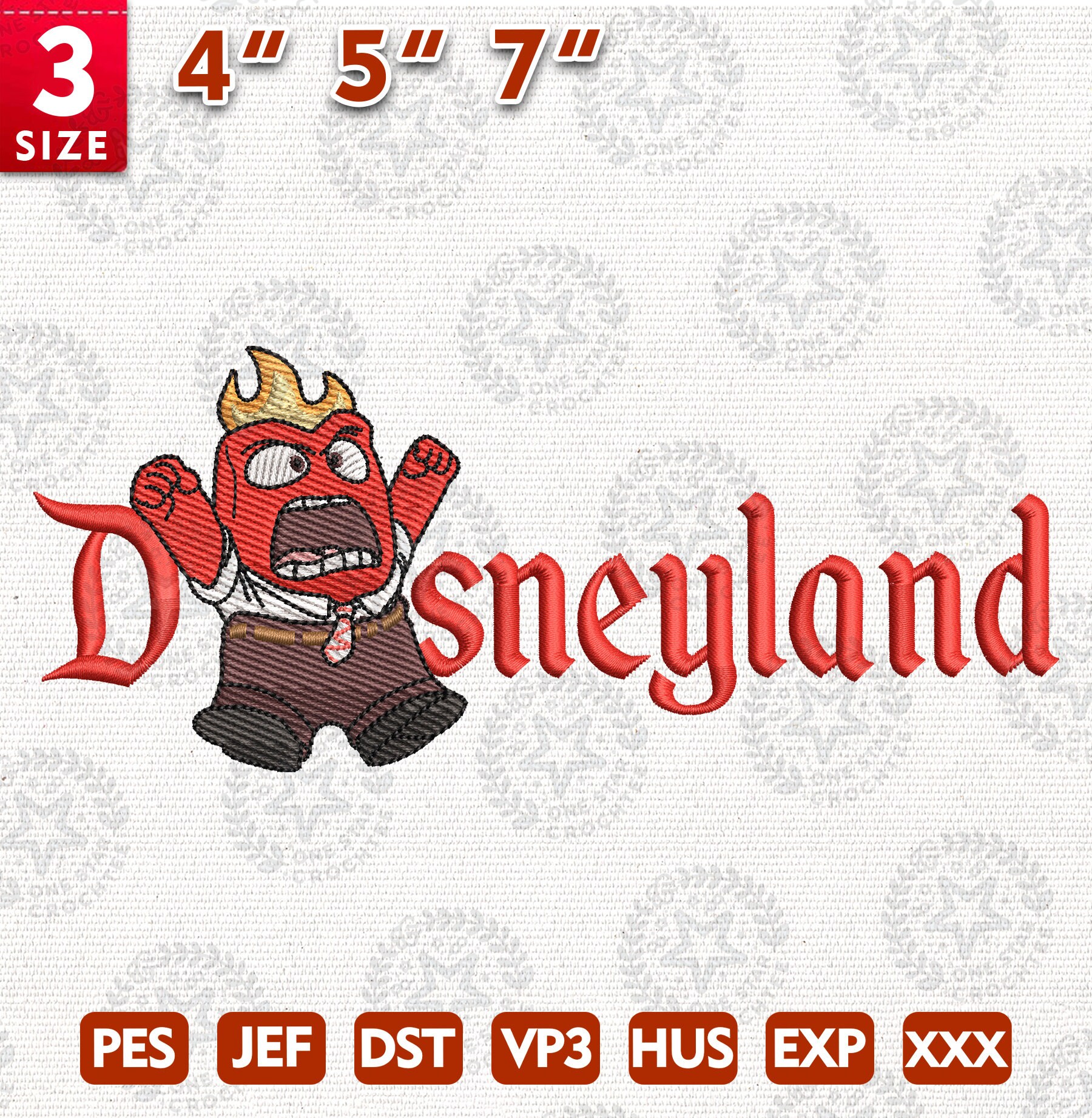 Cartoon Angry Emotion Embroidery Design, Embroidery Angry Emotion ...