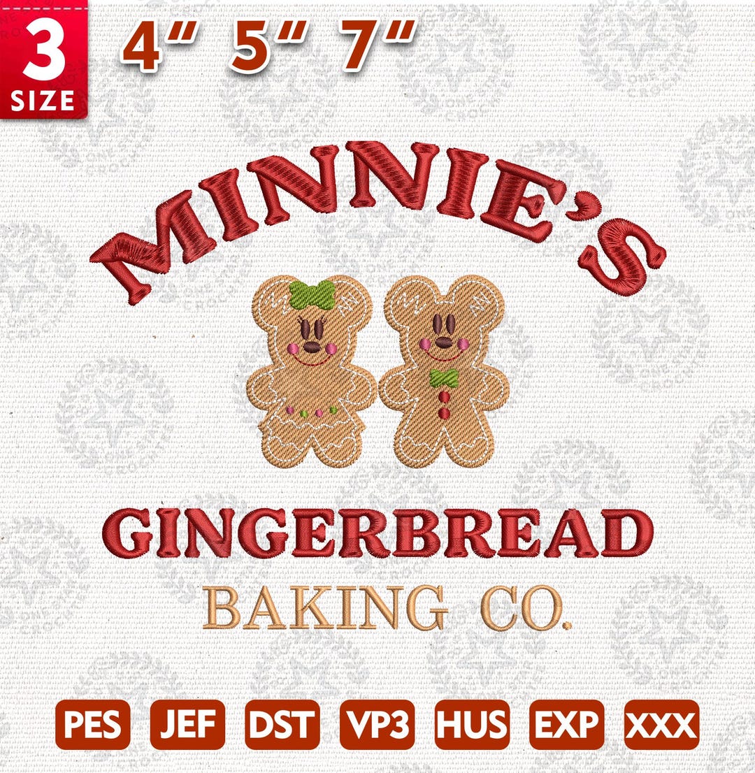 Retro Mouse Cookies Embroidery Design, Christmas Embroidery Design ...