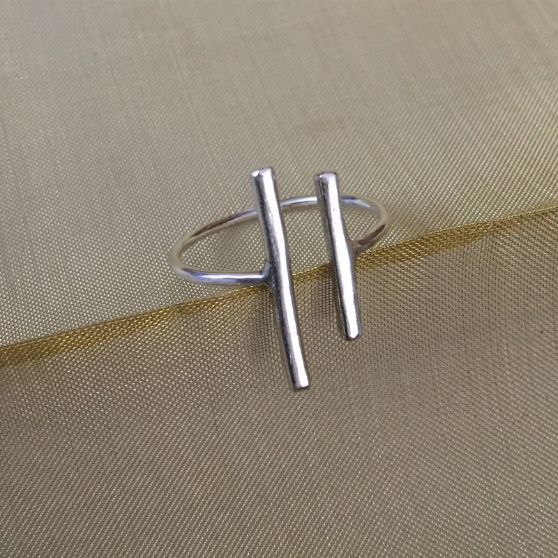 Bar Ring - Etsy