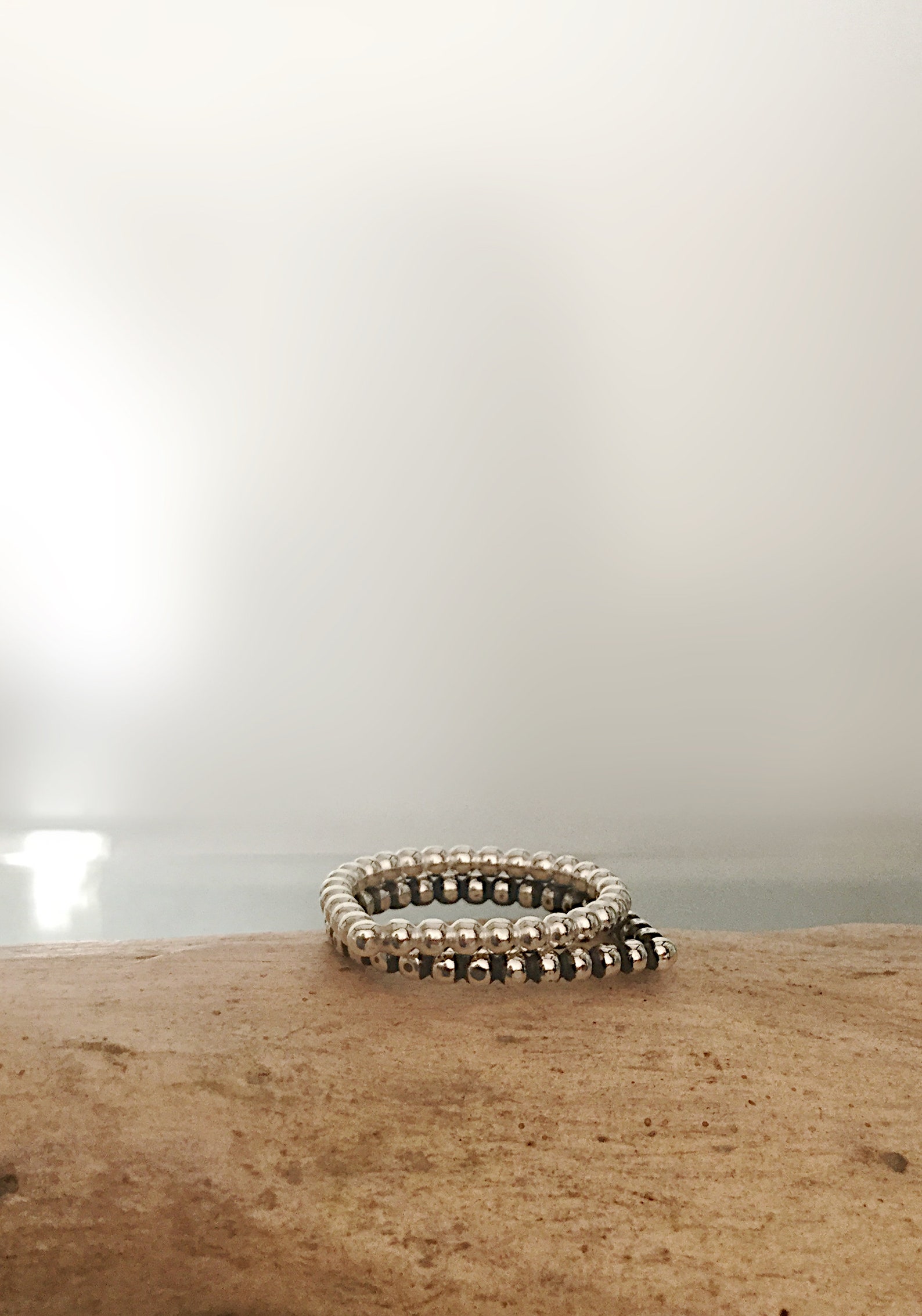 Handcrafted Sterling Silver Minimal Drop Rings Stacking - Etsy