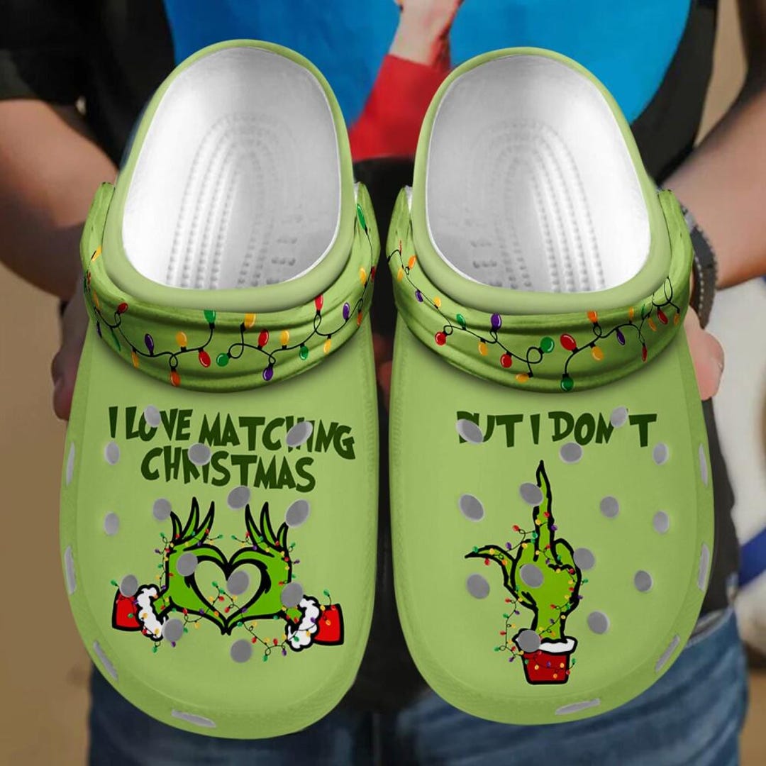 I Love Matching Christmas Crocs Classic Clog Shoes, but I Don't Clogs ...