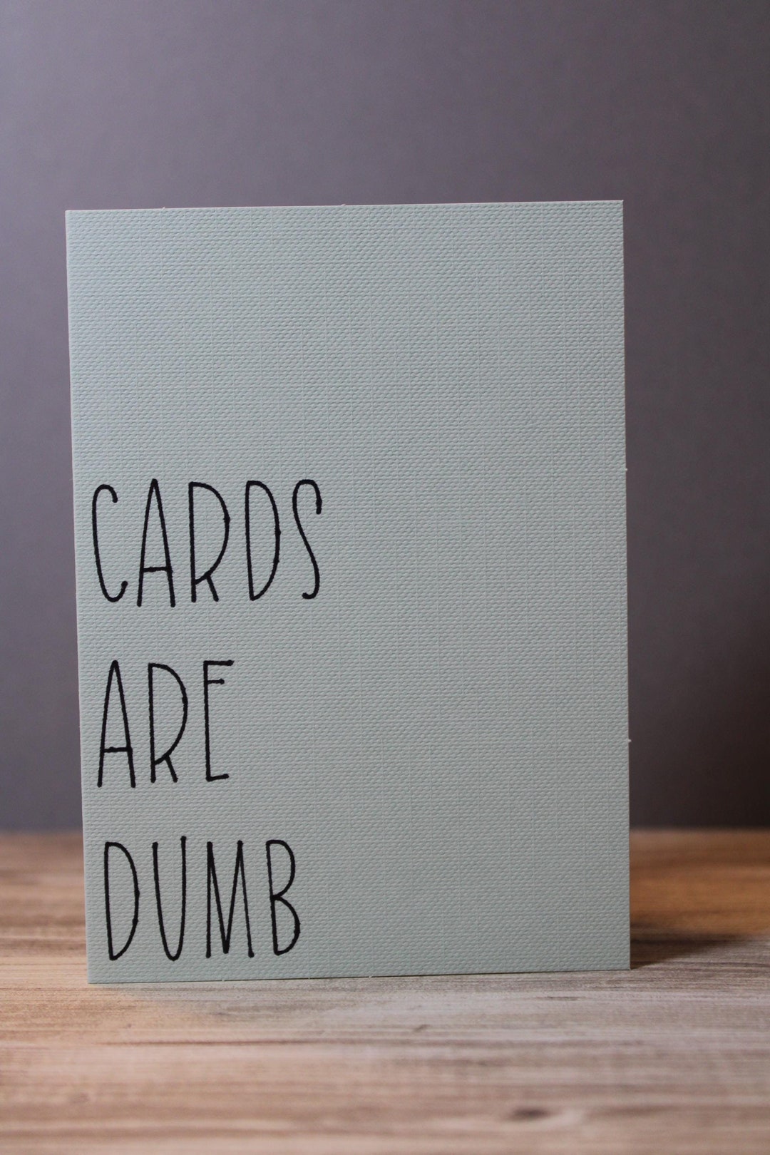 Cards Are Dumb - Etsy