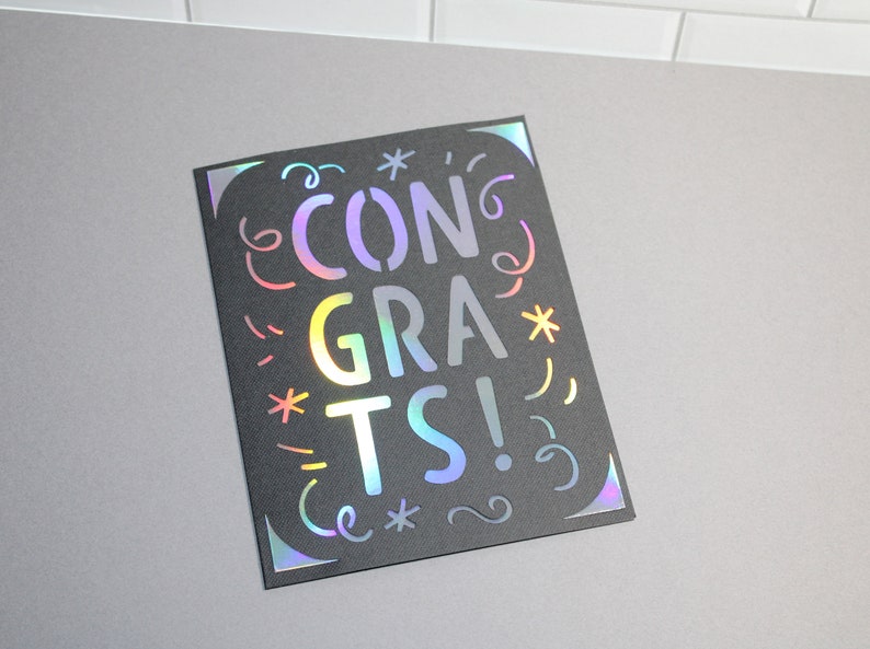 Congratulations Card - Etsy