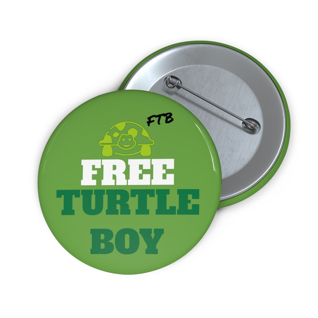 Free Turtle Boy, Turtle Boy Button, Karen Read Was Framed, Canton ...
