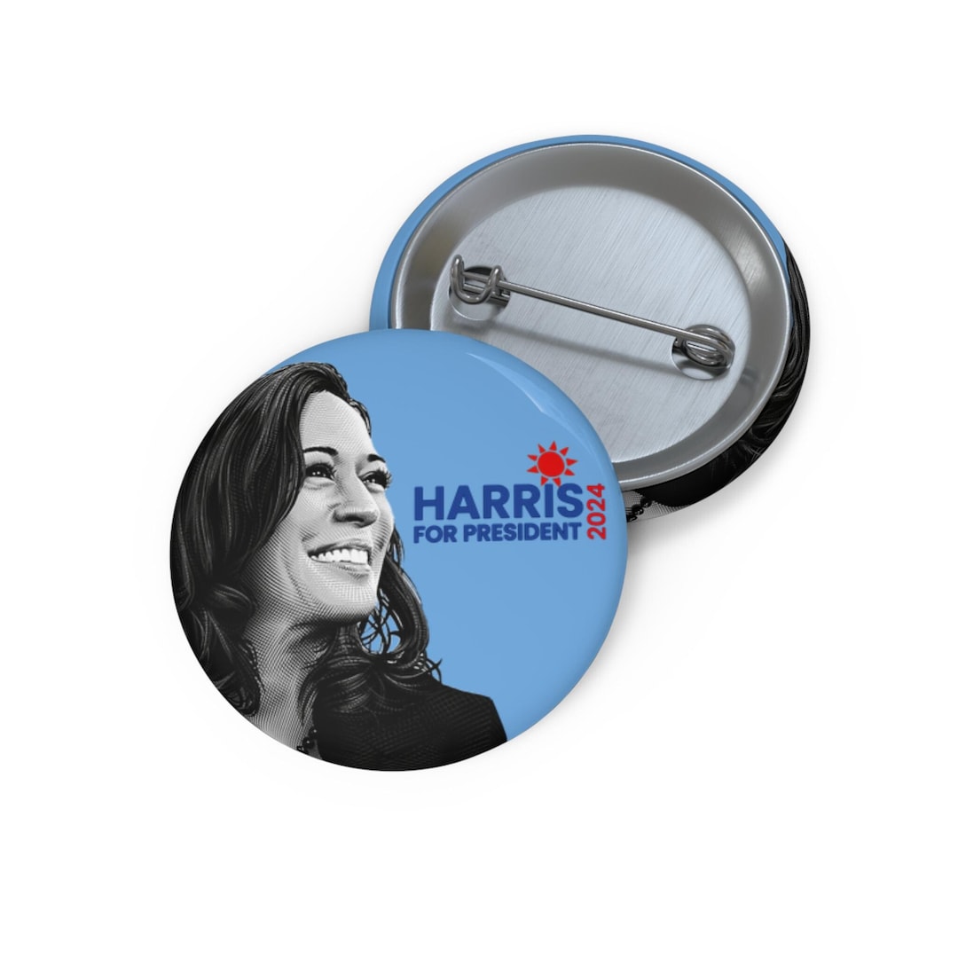 Harris for President 2024, Kamala Harris 2024 Button, Kamala Merch ...