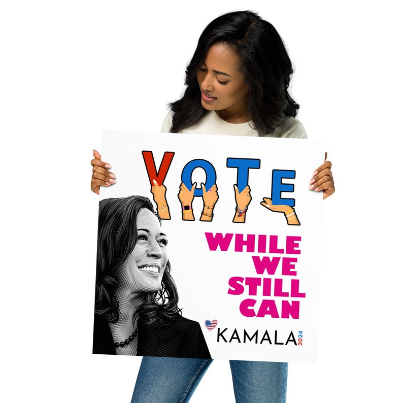 Kamala Poster, Kamala Harris for President Rally Sign, Kamala Event ...
