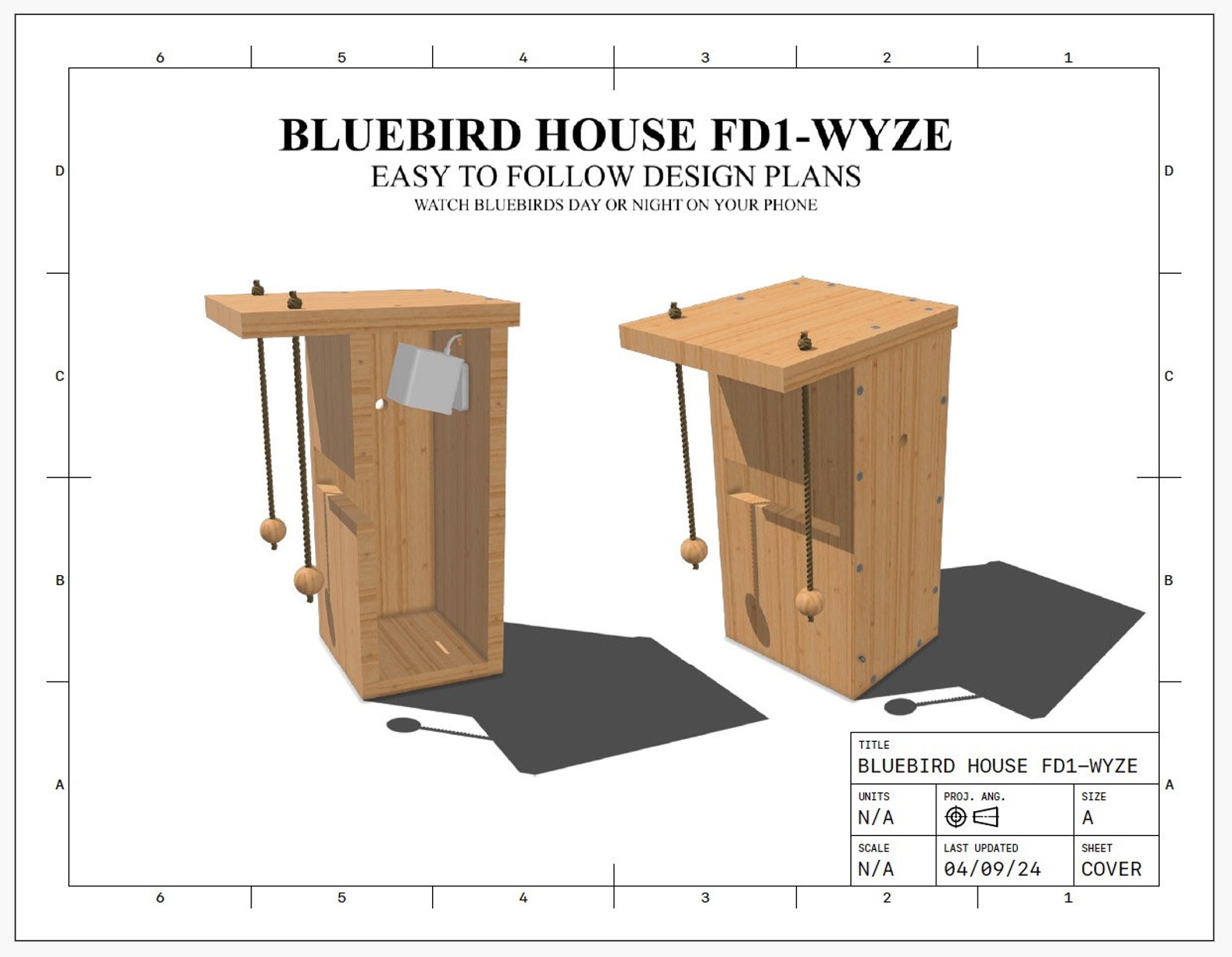 Bluebird House With Camera DIY Plans - Build Your Own Bird Watching ...