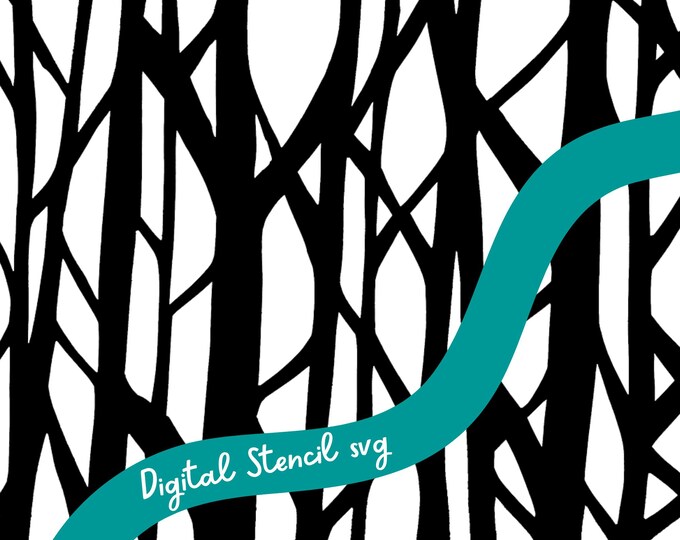 Ladders Stencil - Digital Stencil, SVG Cut File for Cricut, Silhouette ...