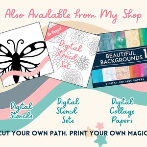 Ladders Stencil - Digital Stencil, SVG Cut File for Cricut, Silhouette ...