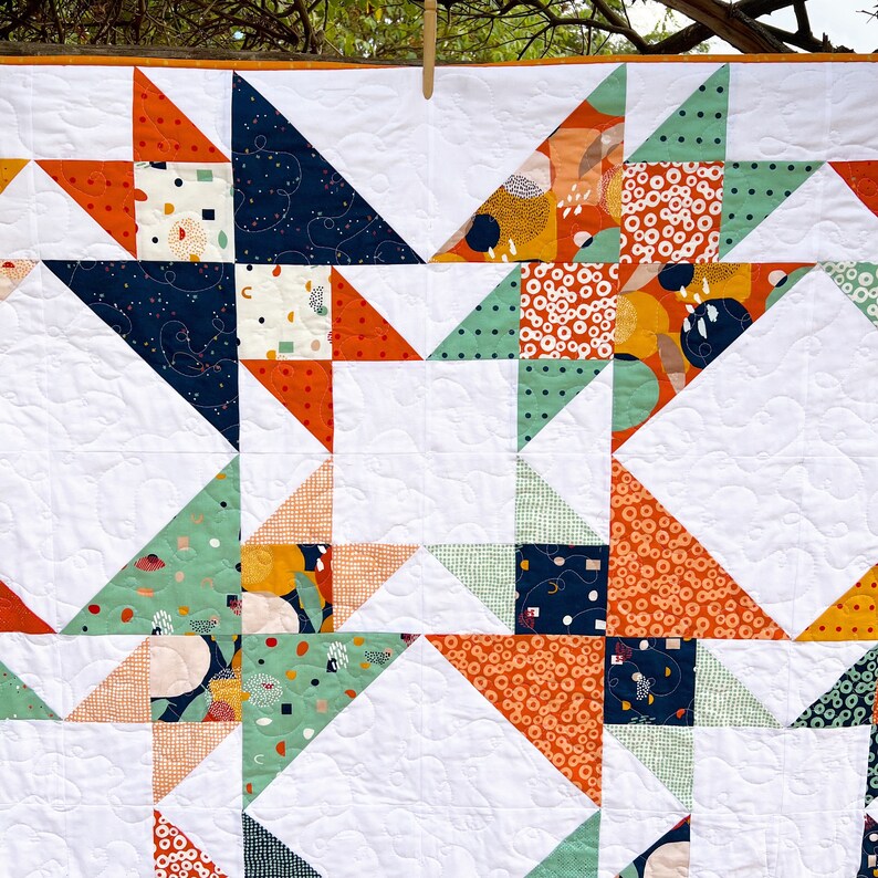 Shattered Stars PDF Quilt Pattern - Etsy