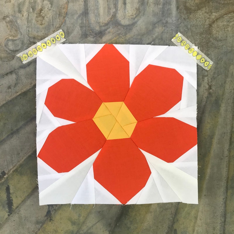 Sunflower Paper Piecing - Etsy