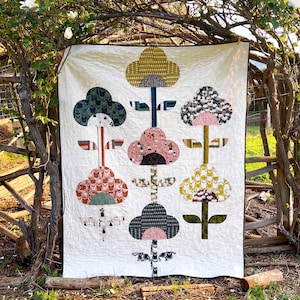 Mod Flower PDF Quilt Pattern - Etsy Australia