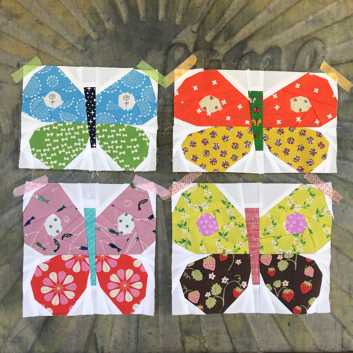 Foundation Paper Pieced Butterfly PDF Pattern | Etsy
