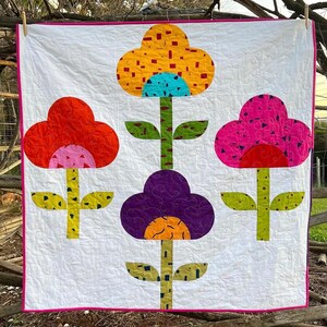 Mod Flower PDF Quilt Pattern - Etsy Australia
