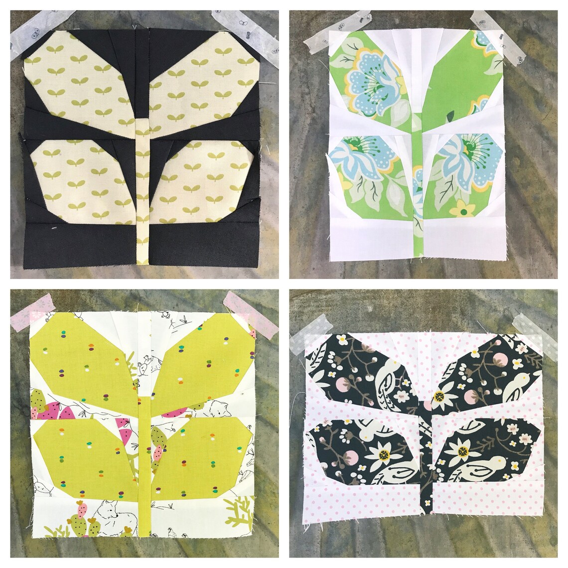 Foundation Paper Pieced Leaf PDF Pattern - Etsy