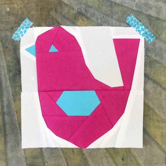 Foundation Paper Pieced Bird PDF Pattern | Etsy
