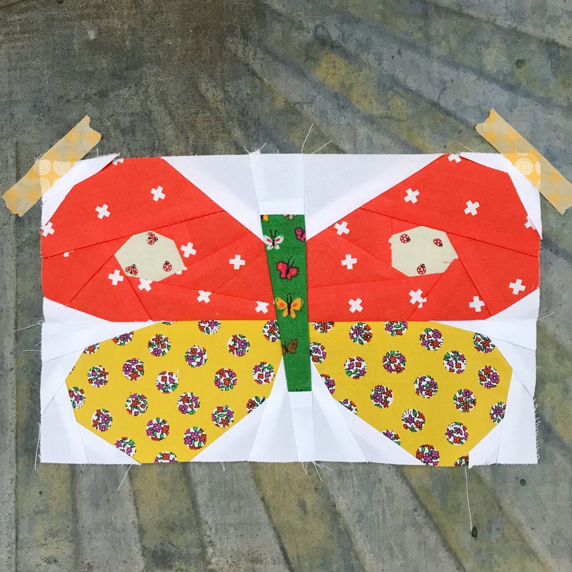 Foundation Paper Pieced Butterfly PDF Pattern | Etsy