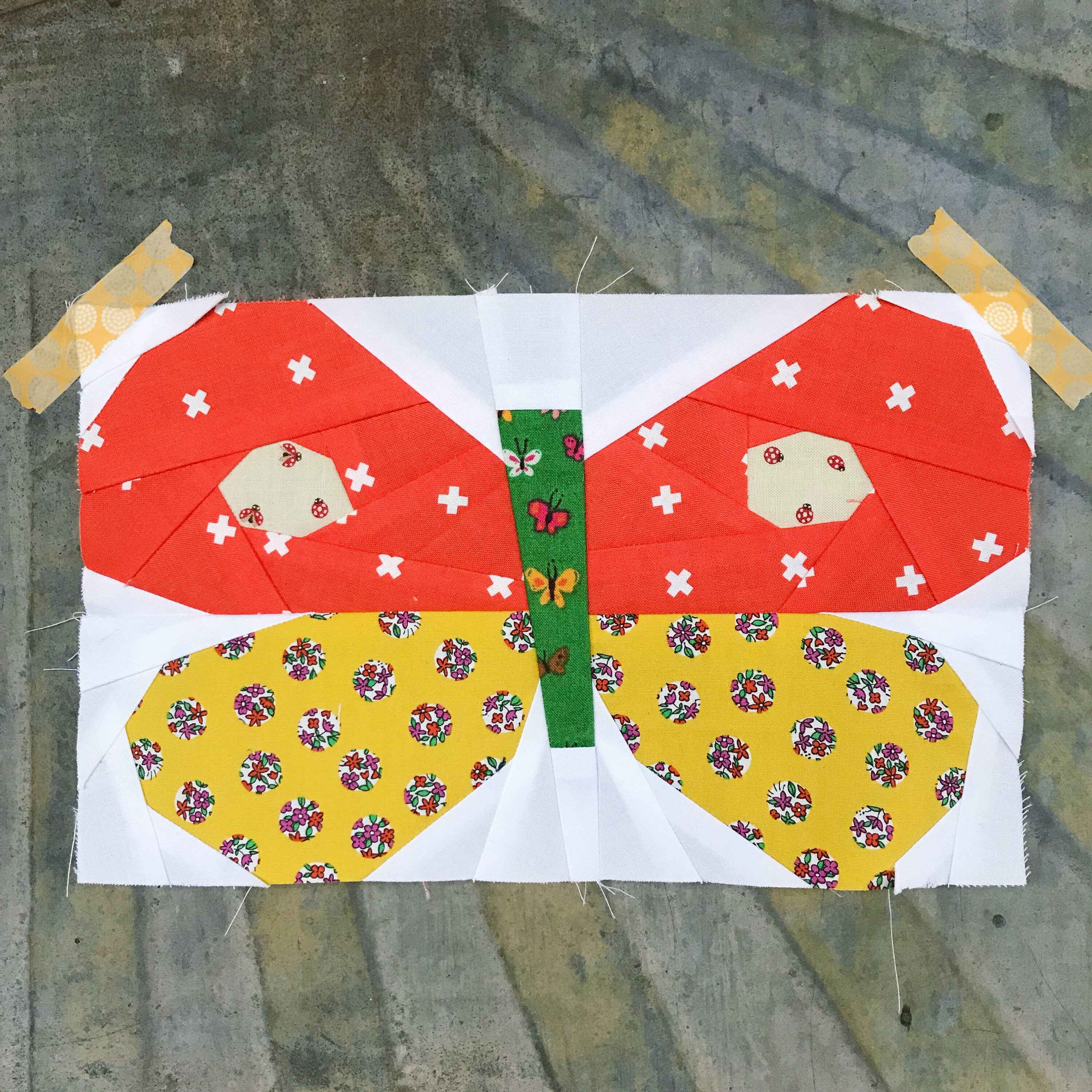 Foundation Paper Pieced Butterfly PDF Pattern | Etsy