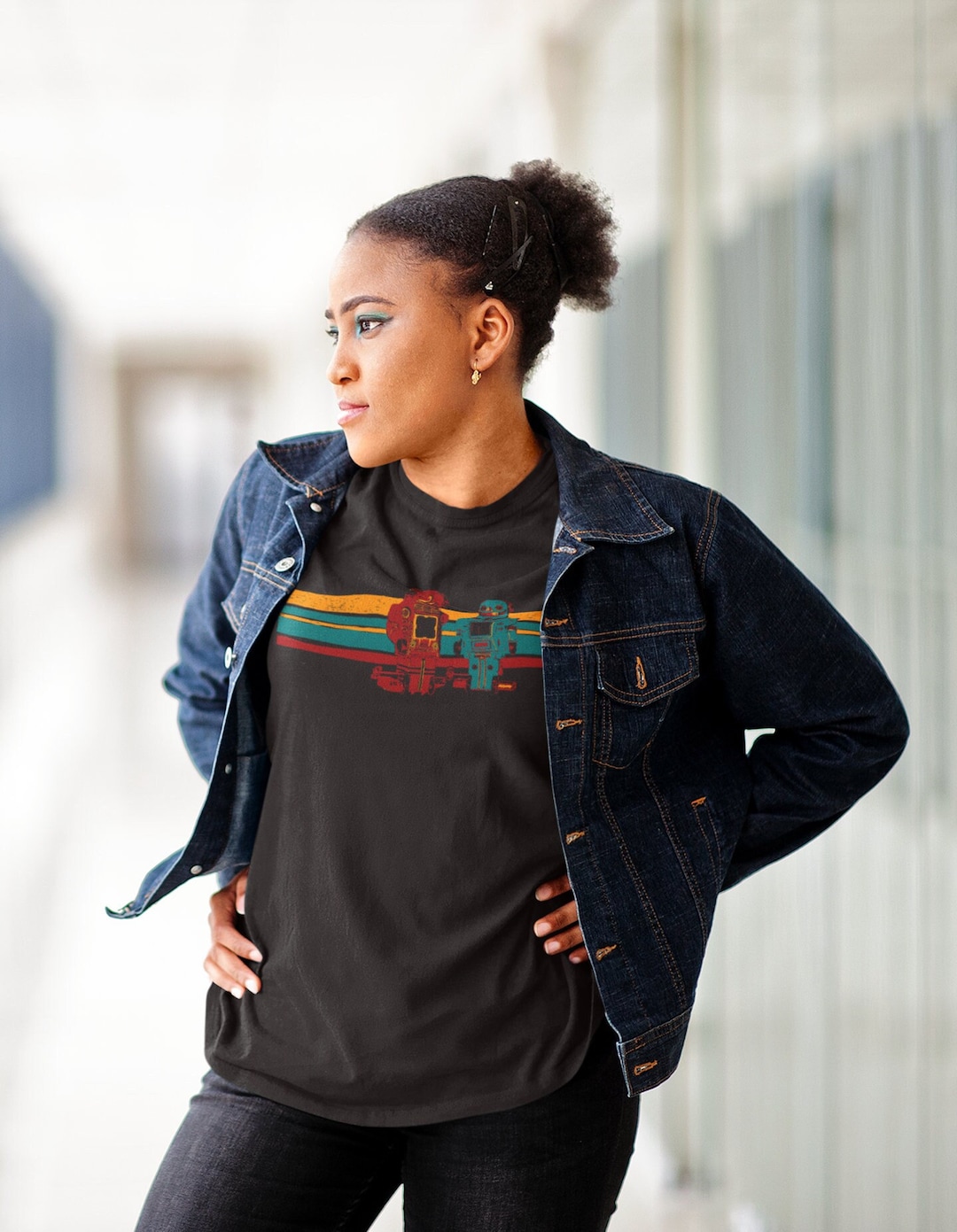 Vintage Robot T-shirt: Cosmo & Clank Sci-fi Design - Etsy