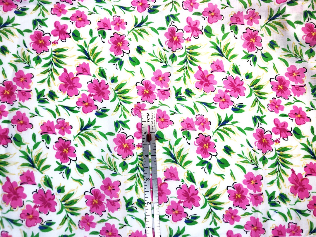 Preppy Flowers Fabric Signature Classics Oakhurst Textiles - Etsy
