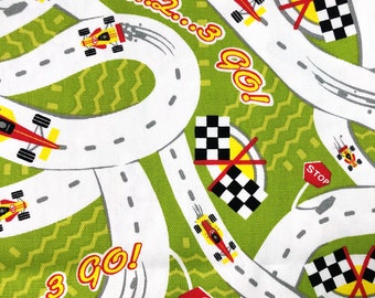 Race Car Fabric - Etsy