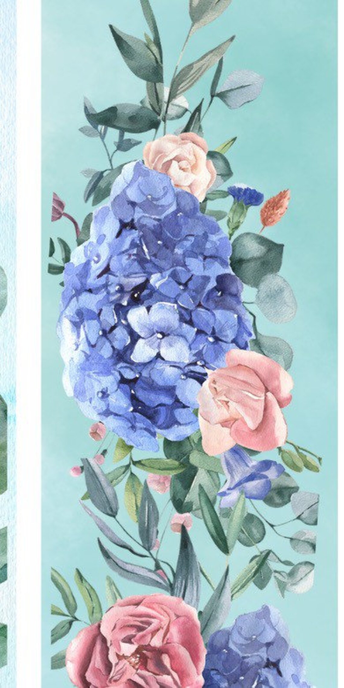 Floral Printable Bookmark Templates, Books, Flowers, Digital Bookmarks ...