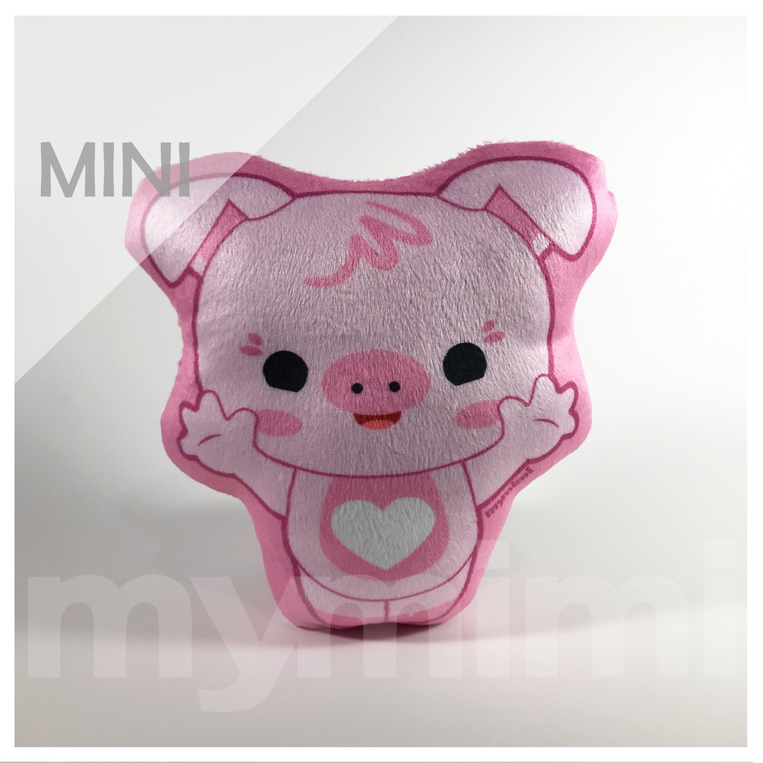 Mini Minky Soft Plush Piggy Plushie Pillow, Toy Play Room Dorm Decor ...