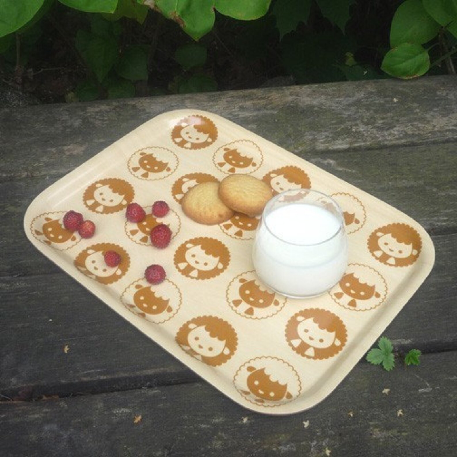 Birchwood Veneer Tray - Lambi - Etsy