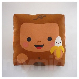 Stuffed Animal, Toy Monkey, Monkey Pillow, Jungle Animal, Throw Pillow ...